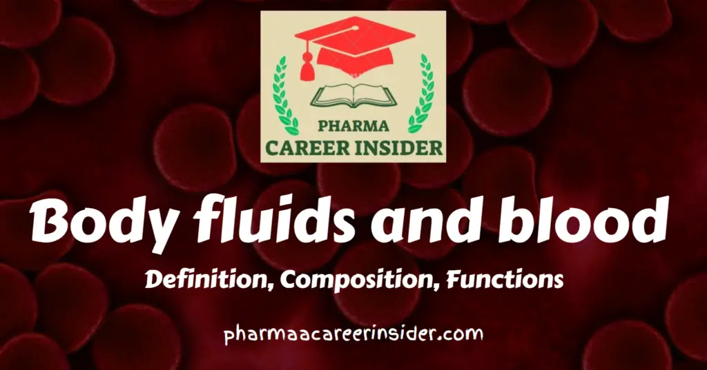 Body fluids and blood: Definition, Composition, Functions ... Body fluids and blood: Definition, Composition, Functions ...