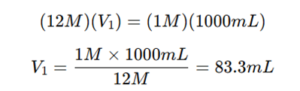 Preparation of Hydrochloric Acid Solution