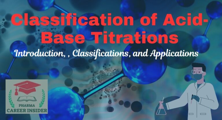Classification of Acid-Base Titrations