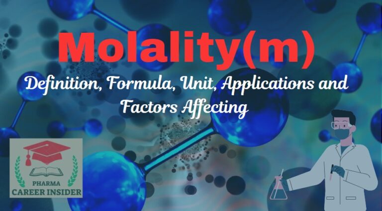 Understanding Molality: Definition and Key Concepts