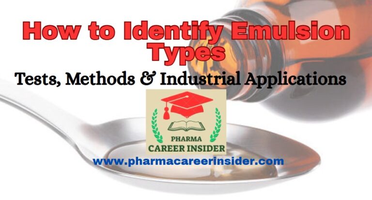 How to Identify Emulsion Types: Tests, Methods & Industrial Applications